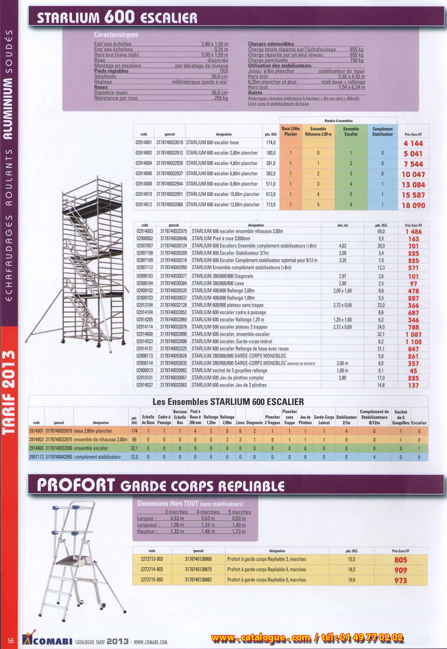 starlium 600 avec escalier interieur accueil,dans catalogue ...
